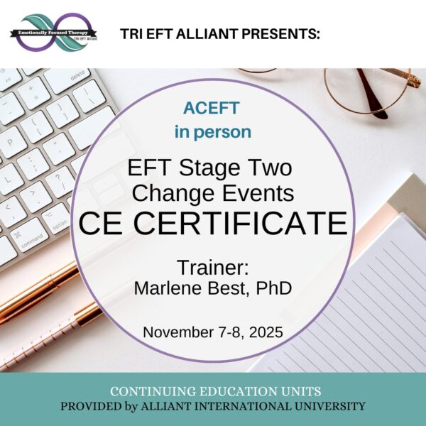 CE CERTIFICATE- EFT Stage Two Change Events November 2025 - TRI EFT Alliant