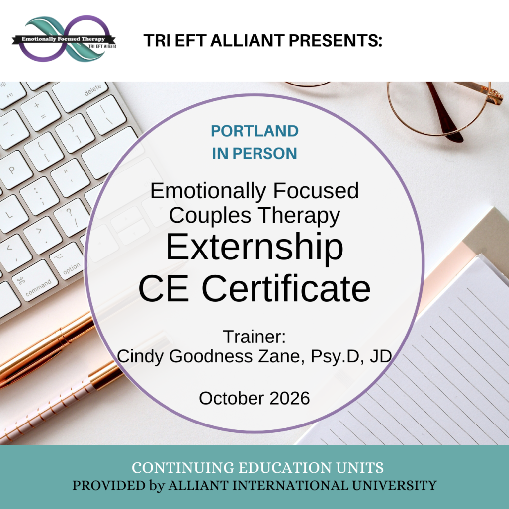 CE CERTIFICATE – PCEFT Externship October 2026 - TRI EFT Alliant